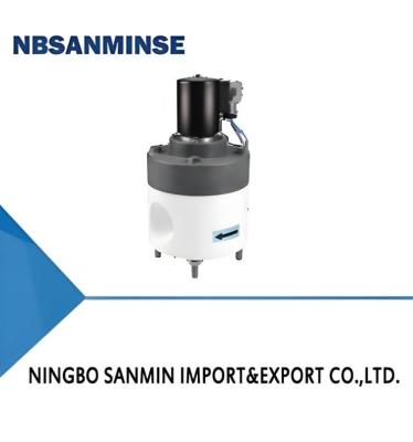 China Polytetrafluoro Electromagnetic Valve PTFE Solenoid Valve with Max. +120℃ Temperature Resistance 0.01～0.6 MPa Working Pressure and 1.2 MPa Compressive Strength for sale