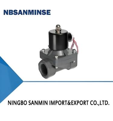 중국 0~1.0MPa 작동 압력의 PVC 워터 솔레노이드 밸브, 1.2MPa 압축 강도, -5~50℃ 작동 온도 판매용