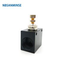 China NBSANMINSE ASC G1/8 1/4 3/8 1/2 Precision Flow Control Valve Pneumatic Air Valve Flow Adjusting Normal Temperature for sale