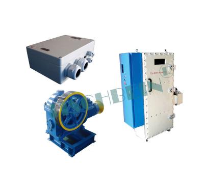 Cina Ascensore a macchina valutato antideflagrante IP anti polvere 5000kg 10000kg 0.25m/s 0.5m/s utilizzato nella miniera di fabbrica farmaceutica in vendita