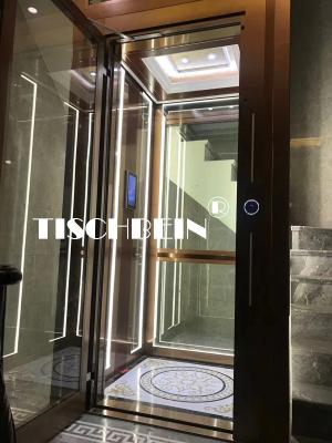 Cina elevatori della casa di velocità 0.4m/s per la Camera privata o l'edificio residenziale con l'arresto di emergenza di capacità di 320kg 400kg 450kg in vendita