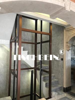 Cina elevatori della casa di velocità 0.4m/s per la Camera privata o l'edificio residenziale con l'arresto di emergenza di capacità di 320kg 400kg 450kg in vendita