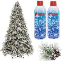 China 9OZ Harmless Santa Artificial Spray Snow Multifunctional Disposable for sale