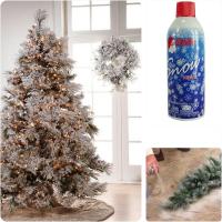 China 9OZ Harmless Santa Artificial Spray Snow Multifunctional Disposable for sale