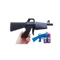 China Multiscene Tinplate Silly String Spray Gun Practical For Wedding for sale