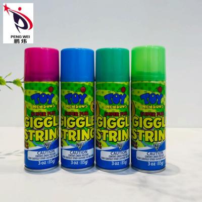中国 無害な党吹流しのスプレーのひもの多色刷りの純重量85g 販売のため