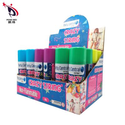 Cina I rifornimenti di nozze favorisce a colori assortiti la fiamma pazza dello spruzzo della corda del partito di scherzo in vendita