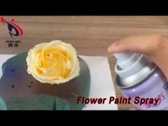 Rose Flower Paint Spray 350ml Fluorescent Decorative For Gift Packaging