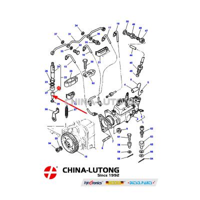 China 6801052 Injector Nozzle manufactured by China lutong  6801052 for MASSEY FERGUSON MF 660 680 Perkins 1006.6T Tractor Engine for sale