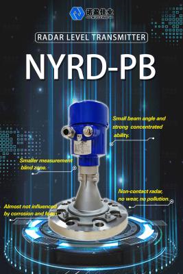 China NYRD-PB-A ±3 mm nauwkeurigheid Hoog nauwkeurige radarwaterstandsensor voor tankvloeistoffen en vaste deeltjes Radarniveaumeter Te koop