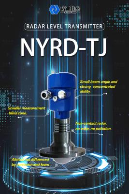 Strong Corrosive Liquid Non Contact 26GHz NYRD-TJ-A Radar Water Level Sensor Measurement Transmitter