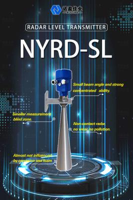 China Meter Level Measuring Tool Tank Liquid Water Monitoring Measurement Device 26ghz Cement Silo Sensor for sale