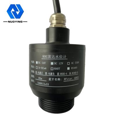 China Bluetooth NYRD-901 Industrial 80GHz Radar Level Transmitter 4-20mA Output for Liquid Aluminum Thread Install for sale