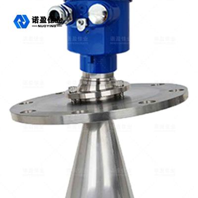 China Fornecedor de energia: 24VDC (duas linhas, quatro linhas) Temperatura média:-40~+250°C Transmissor de nível de radar de ondas guiadas de frequência para partículas de poeira sólida com antena de 316L à venda