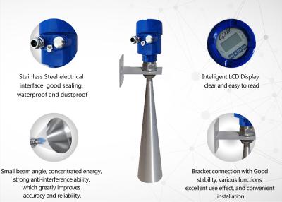 China 26GHz Radarniveau Meter Sensor Niveau Transmitter Meettool Vloeibare watermonitoring Meettoestel Te koop