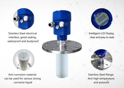 China 26 GHz-Radarniveaumeter für Flüssigkeitsspeicher des Sanitärtyps und hochkorrosive Behälter zu verkaufen