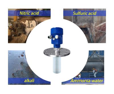 China 26 GHz-Radarniveaumeter für Flüssigkeitsspeicher des Sanitärtyps und hochkorrosive Behälter zu verkaufen