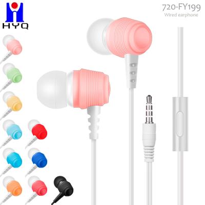Cina controllo pesante della spina 10mW Bass Wired Earphones With Volume di 3.5mm in vendita