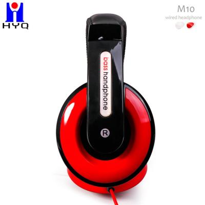 Cina ABS Bass Wired Earphones pesante 1.2m sopra le cuffie dell'orecchio con Mic Wired in vendita