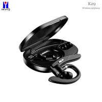 China Bluetooth V5.0 TWS Earbuds 90mAH Battery Wireless Earhook Headset with Touch Control for sale