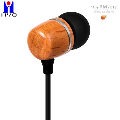 Cina 98dB di legno metallico in cuffie sane di musica leggera di Earbuds dell'orecchio in vendita