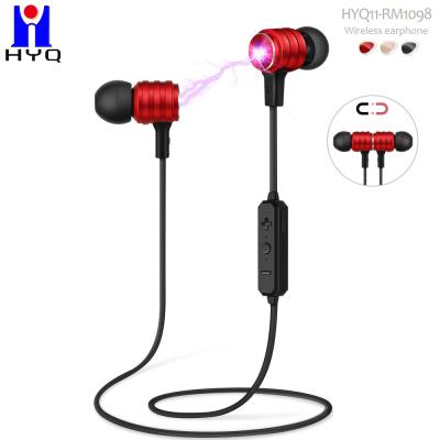 Cina Trasduttore auricolare stereo senza fili del collo con l'orecchio in- Earbuds di Bluetooth di sport magnetici della cuffia avricolare in vendita