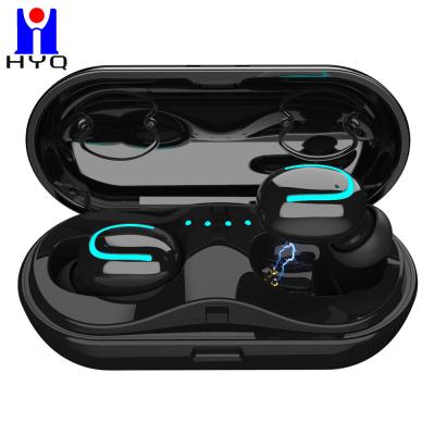 Cina Orecchio in- Bean Shape della vera luce stereo senza fili del trasduttore auricolare LED di Jieli V5.0 in vendita
