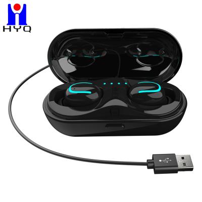 Cina Orecchio in- Bean Shape della vera luce stereo senza fili del trasduttore auricolare LED di Jieli V5.0 in vendita