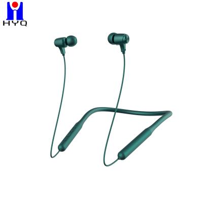 Cina Collegamento multi- del punto delle cuffie verdi di Crystal Clear Calls Foldable Neckband Bluetooth in vendita