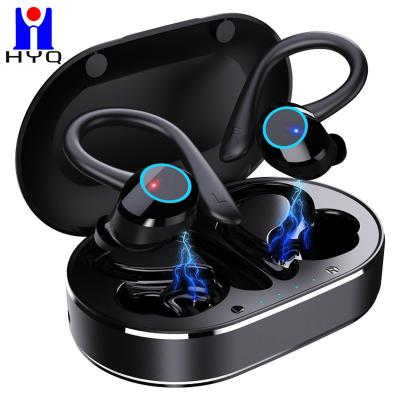 Cina Gancio stereo Earbuds dell'orecchio di sport di colore del nero della cuffia avricolare di gioco di BT V5.30 TWS in vendita