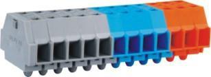 Cina 1P - blocchetti terminali miniatura del conduttore di 12P 300V 10A 4, Gray giallo blu in vendita