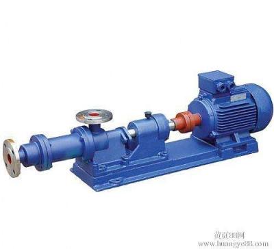 China I-IB CI SS electric mono screw pump high viscosity liquid transfer pump for sale