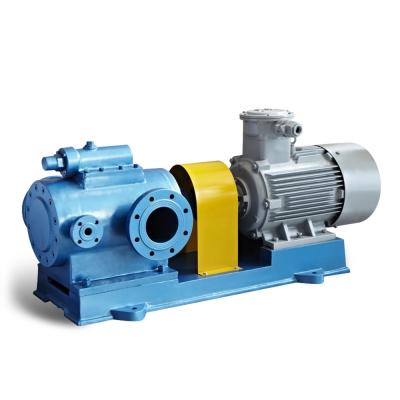 China 3G high pressure high viscosity heat insulation jacket threw asphalt pump for sale