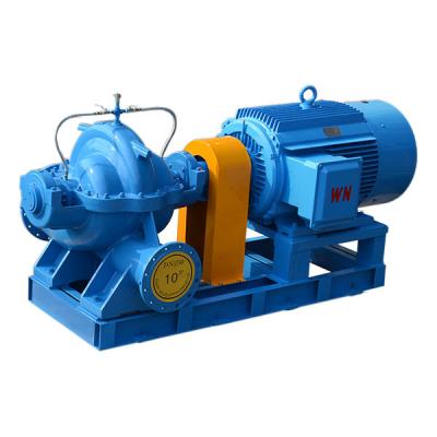 China Split Case type big flow Electric Motor water pump for agriculture use is a single stage double suction split casing pum for sale