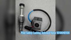 Pilot Safety Locking Solenoid Valve 1010048106 for Ward W60 65 135 150 215 225 245-8 Excavator