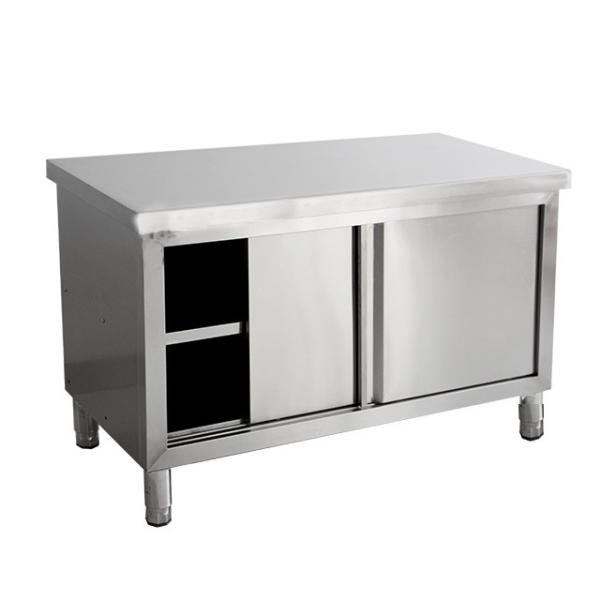 Quality Stainless Steel Table Cabinet For Kitchen Stainless Steel Workbench for sale