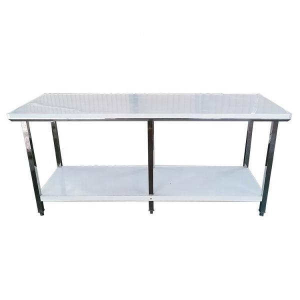 Quality Regular Customized SUS Stainless Steel Kitchen Table Anti Rust Hotel And for sale