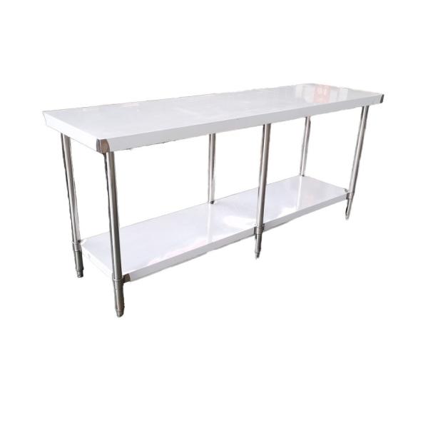 Quality Regular Customized SUS Stainless Steel Kitchen Table Anti Rust Hotel And for sale