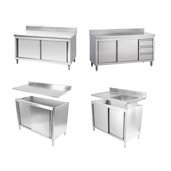 Quality Modern Outdoor Modular Stainless Steel Kitchen Cabinets Custom Made Easily for sale