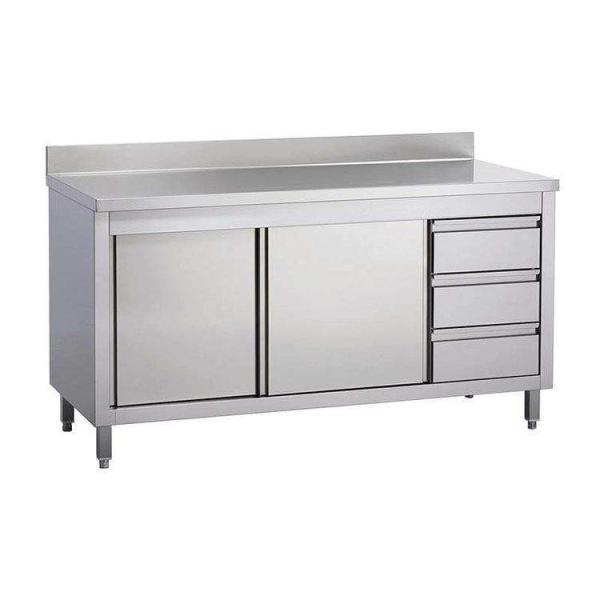 Quality Modern Outdoor Modular Stainless Steel Kitchen Cabinets Custom Made Easily for sale