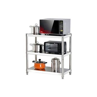 China 70x40x80cm roestvrijstalen opslagplank Functioneel ontwerp voor keukenorganisatie en opslag Te koop