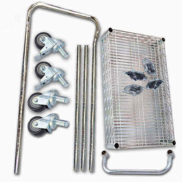 Quality Upgrade Your Living Room with Stainless Steel 3 Tier DIY Chrome Metal Wire for sale