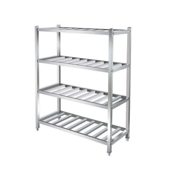 Quality Commercial Kitchen Dish Shelf Stainless Steel Multifunctional Kitchen Metal Rack for sale
