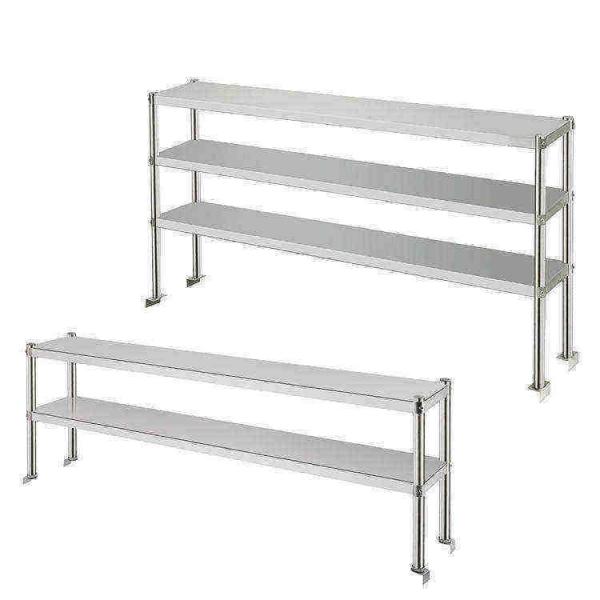 Quality Commercial Kitchen Work Table Top Shelf 3 Tiers Stainless Steel 201 304 for sale
