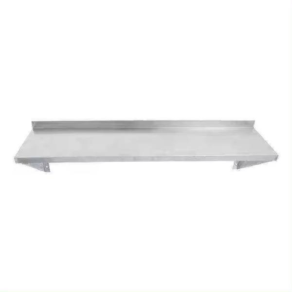 Quality SS Commercial Kitchen Wall Mounted Shelving Industrial Grade Metal Shelf NSF for sale