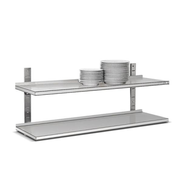 Quality SS304 Commercial Kitchen Wall Shelf Microwave Oven Floating Shelves For Storage for sale