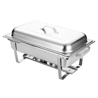 China Logotipo personalizado de aço 201 304 Chafing Dish Set para Catering Alimentos aquecedor e buffet à venda