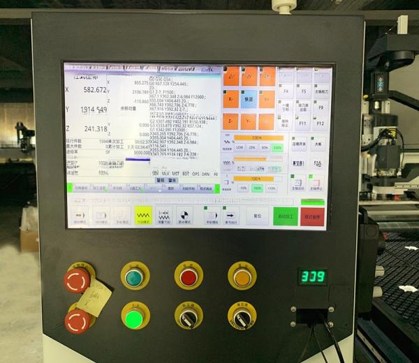 Quality 1325 Atc Woodworking Cnc Router Machine Linear Type With 7.5kw Air Vacuum Pump for sale