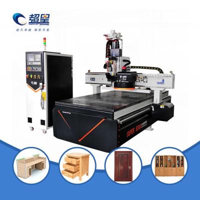 China Disc CNC Woodworking Router Machine Automatic Tool Changing For Furniture Making for sale