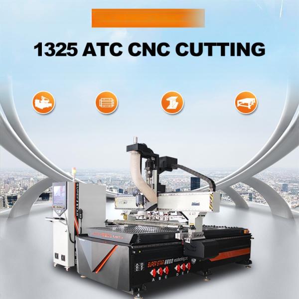 Quality Woodworking Automatic Tool Changing Machine 1325 Atc Cnc Router Machine for sale